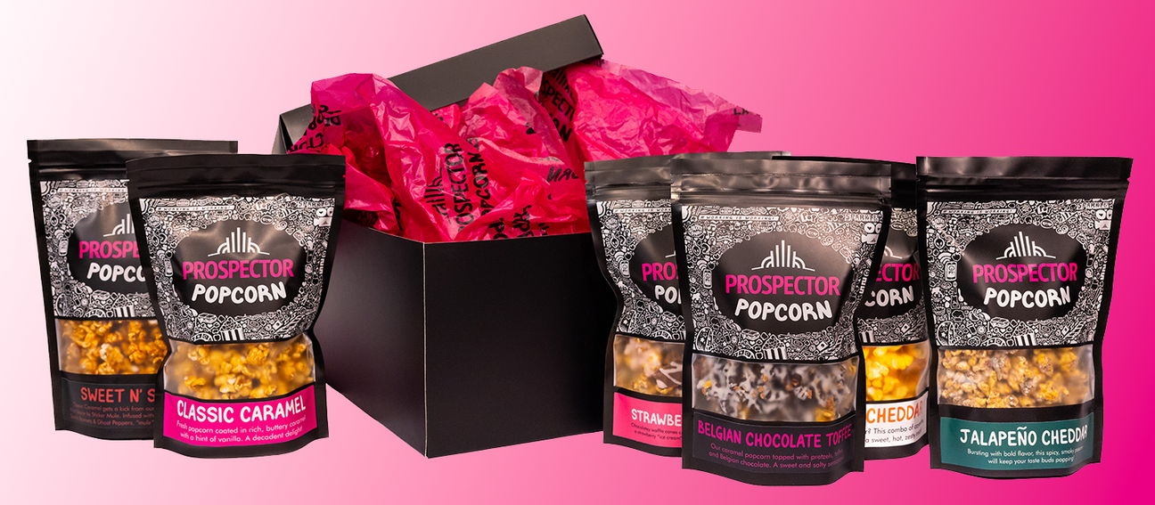 Gourmet Popcorn Gifts - Purposeful Gifting – Prospector Popcorn